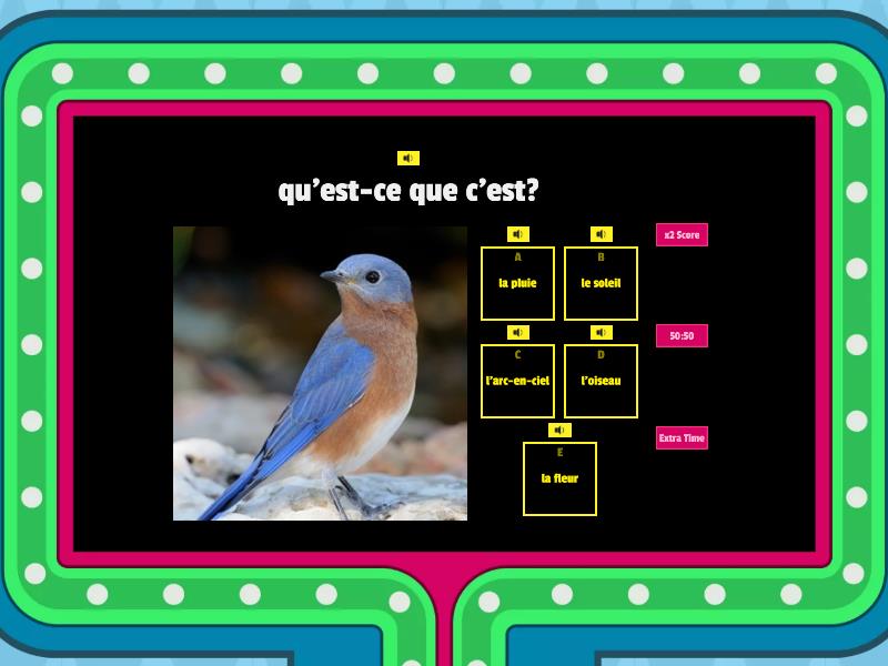 le printemps - Gameshow quiz