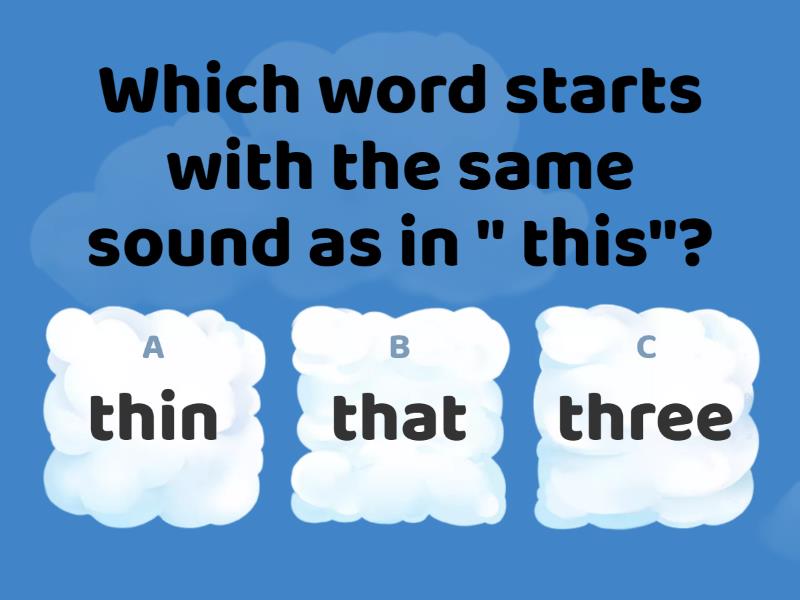 phonics 6 - Quiz