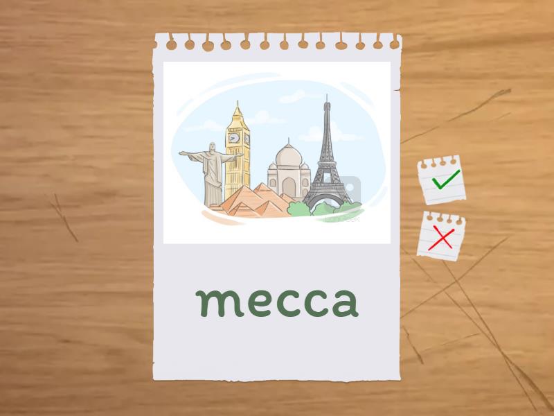 Flash Card Tourism Vocabulary - Flashcards