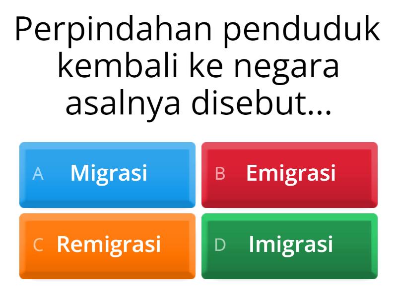 Latihan Soal Materi Mobilitas Sosial - Quiz