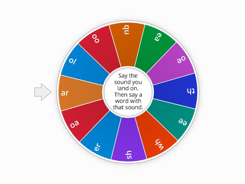 Egg Carton: Letter Combinations Game (th-oo) - Spin the wheel