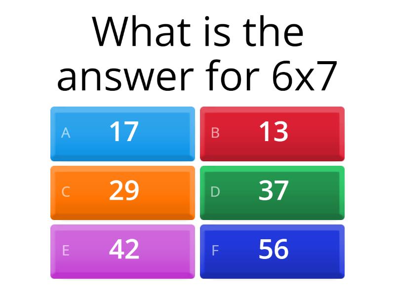Answer the question - Quiz