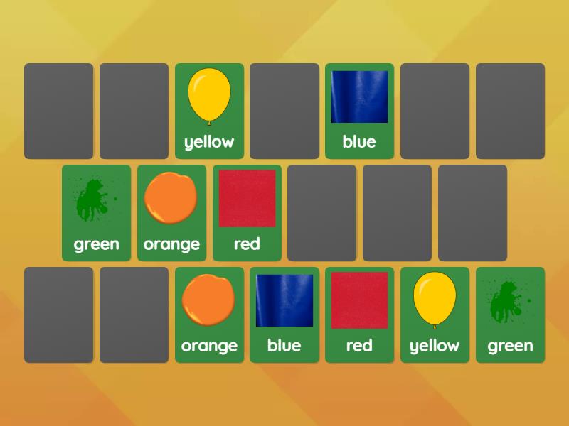 Colours - Matching pairs