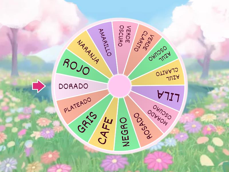 RULETA DE COLORES PARA COLOREAR DIBUJOS - Rueda aleatoria