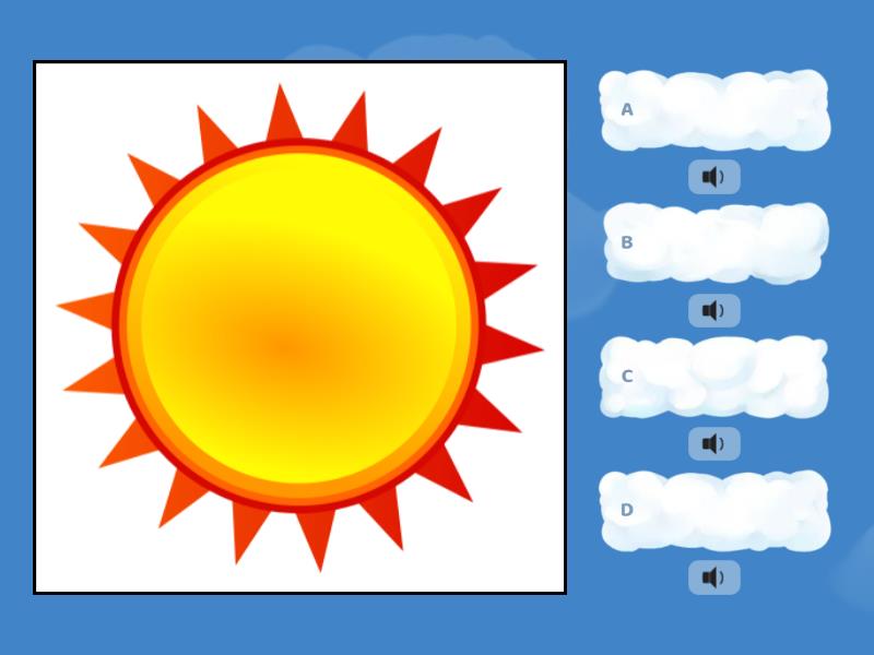 weather kindergarten 3 - Quiz