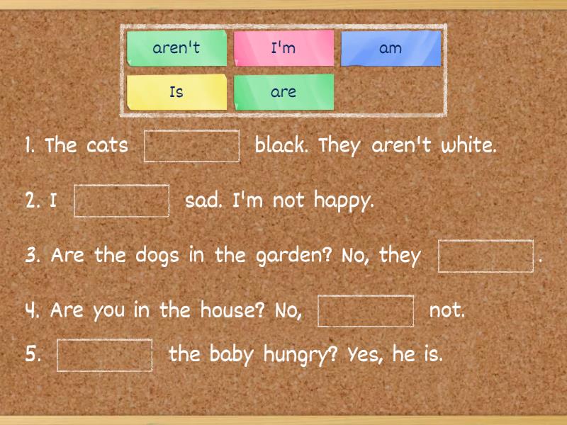 Verb to be- Top Team - Complete the sentence
