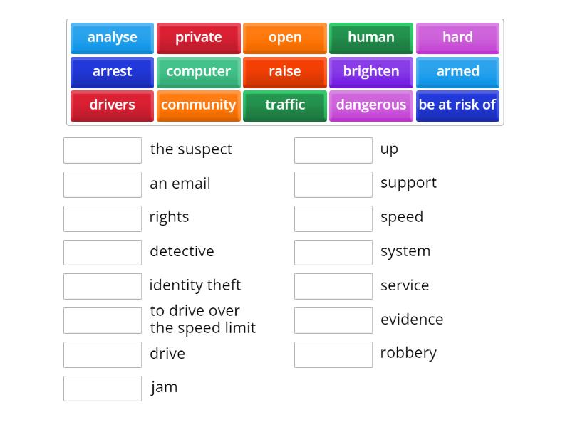 Module 6 words - Match up