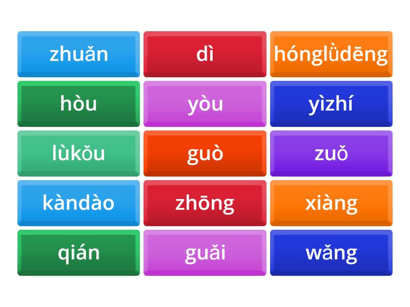 ESTC3-13 aksara Pinyin ke-4 - Flip tiles