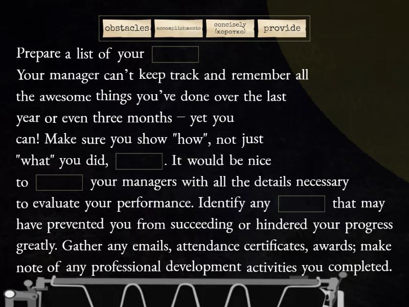 Staff appraisal. How to prepare for your performance appraisal ...