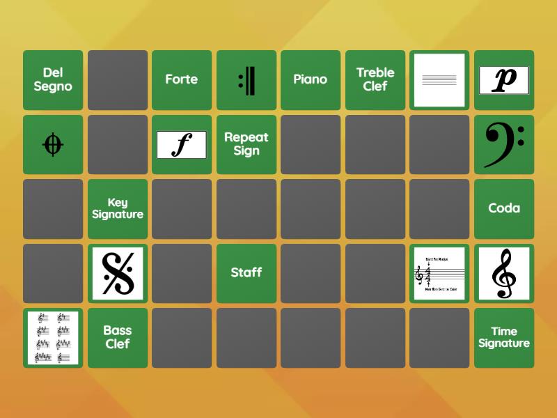 Music Symbol Matching - Matching pairs