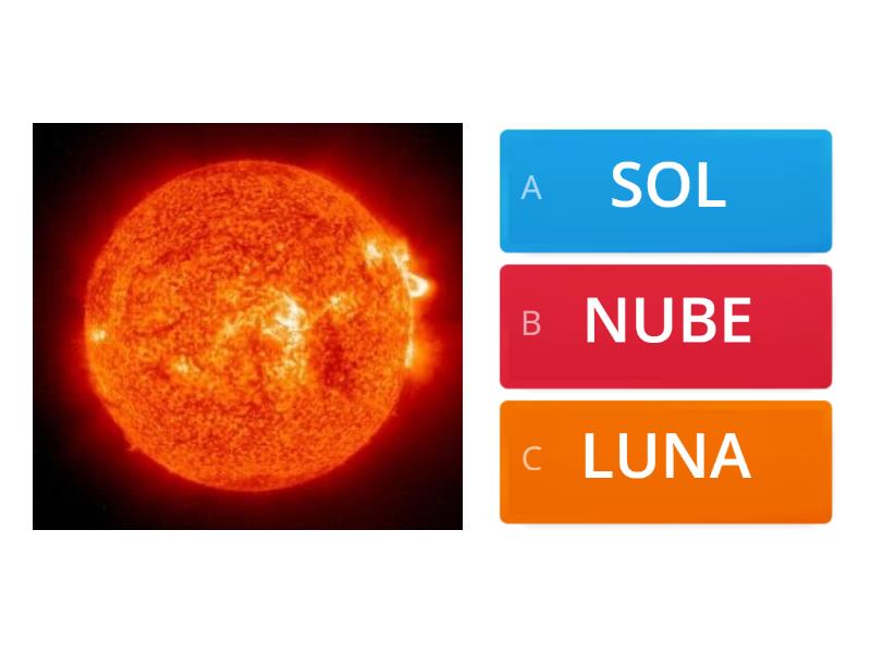 Vocabulario del universo para Infantil - Cuestionario