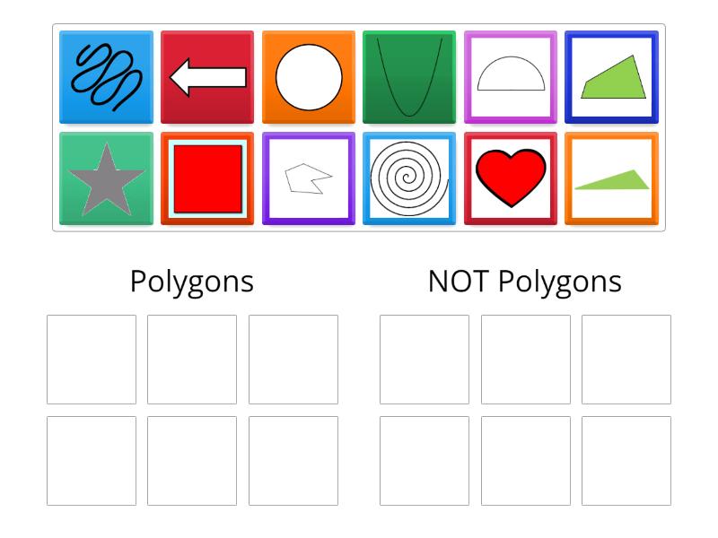 Polygon or Not a Polygon Sort - Group sort