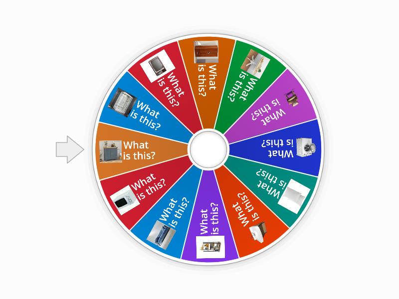 Starters HOUSE VOCABULARY (group 9) - Random wheel