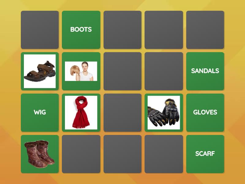 Unit 3 - Clothes - Parejas