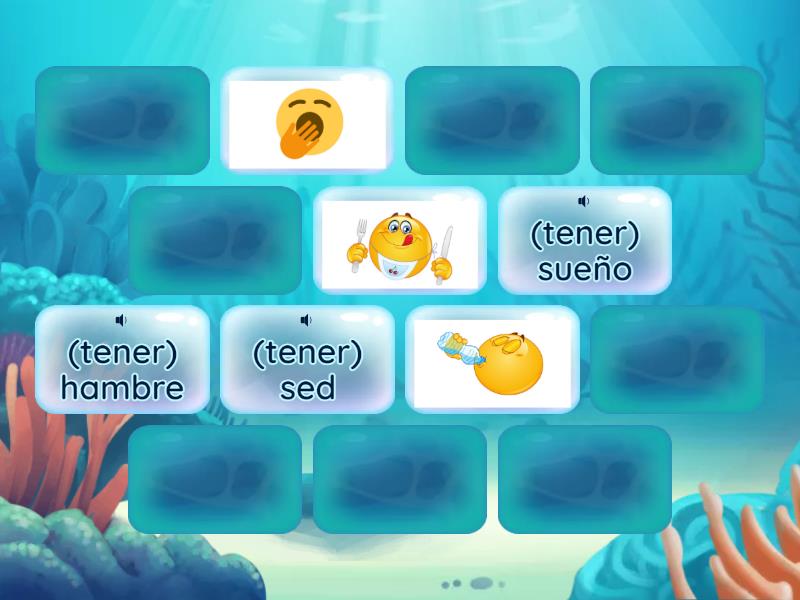 Repeat out loud everything you hear! - Matching pairs