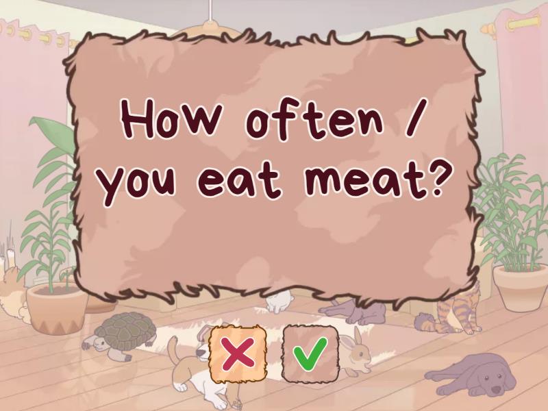 Present Simple - Flash cards