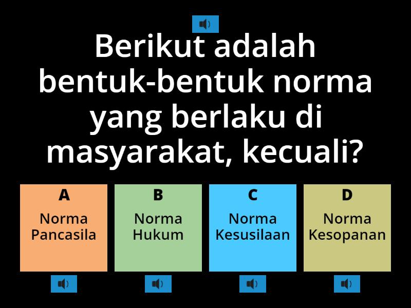 Kuiz TEMA "Tebak Norma" - Quiz