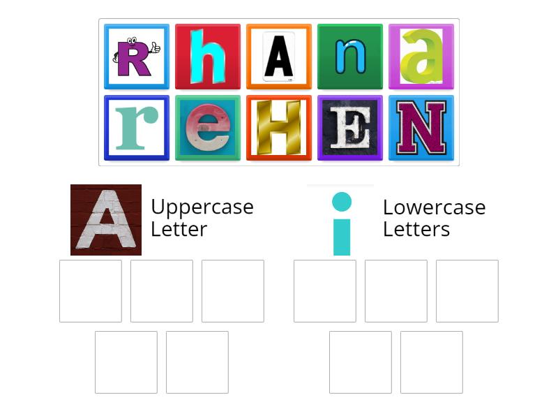 Uppercase and Lowercase Letter Sort - Group sort