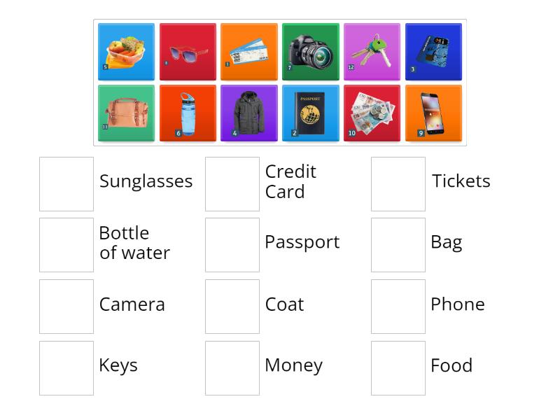 Everyday Objects - Match up