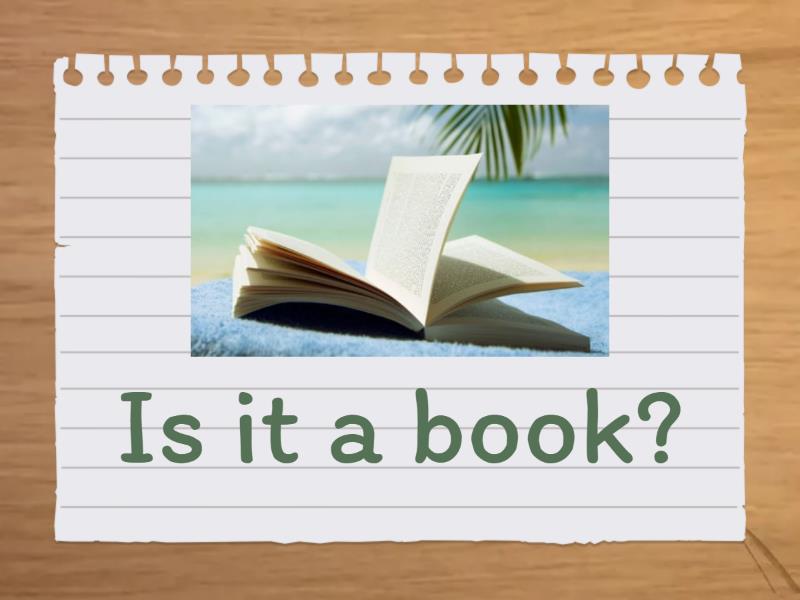 What is it? Is it ...? - Flash cards