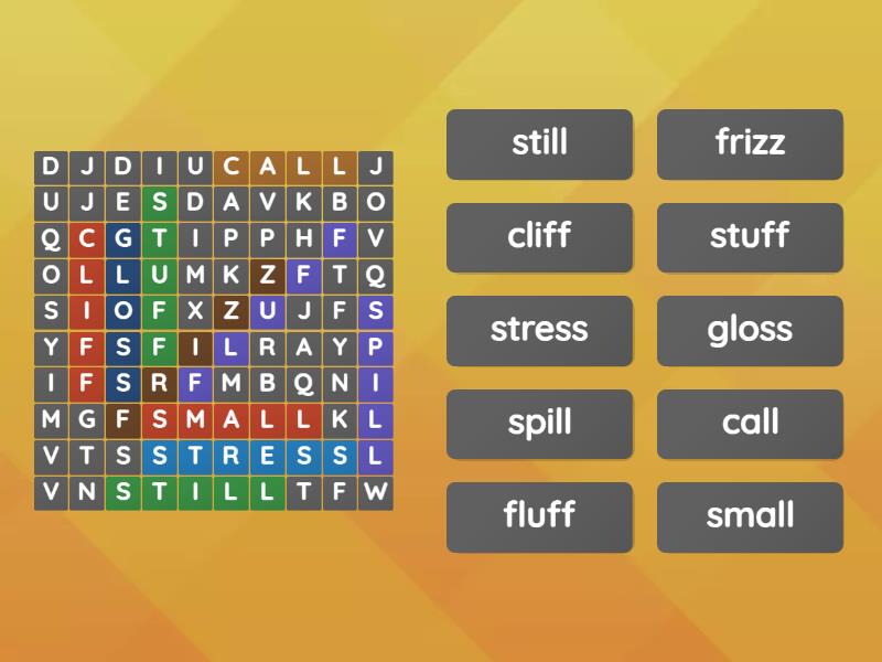 Word Search floss - Wordsearch