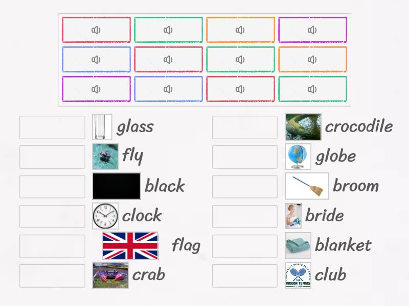 Phonics 4. Lesson 1 - Une las parejas