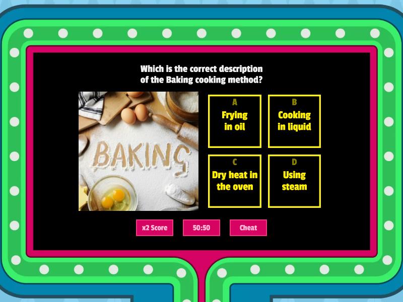Baking quiz - Gameshow quiz