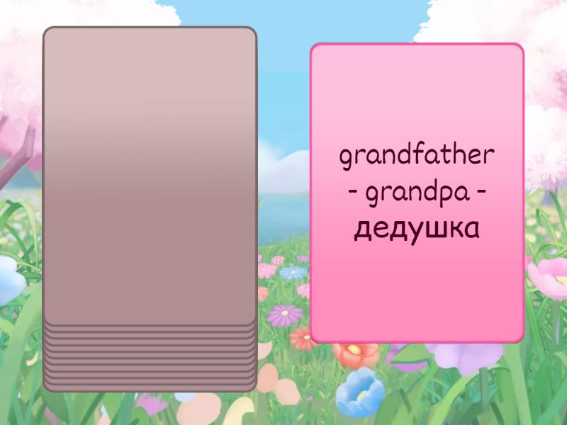 Family - Speaking cards