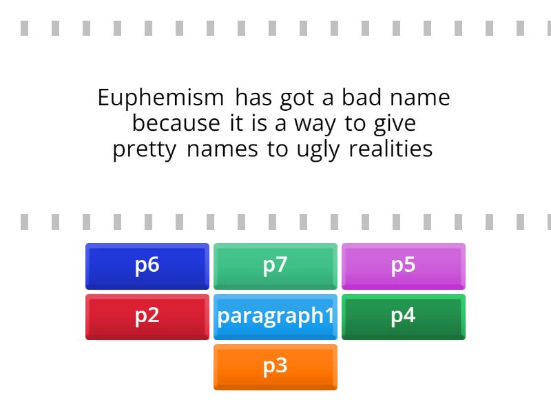 Euphemism - Find the match
