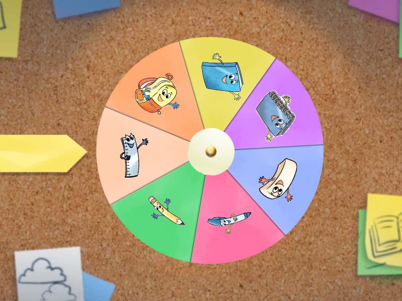 School Objects - Spin the wheel