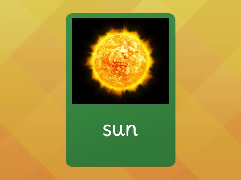 U1 L3 - Weather nouns to adjectives - Flash cards