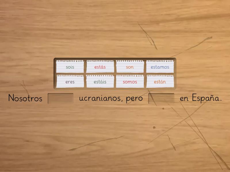 Encuentra la palabra - Missing word