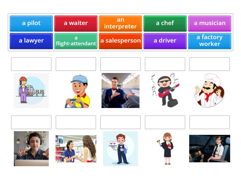Occupations - Match up