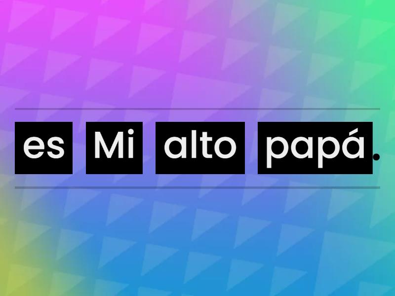 Adjetivos y actividades sobre la familia - Benarkan Kalimat