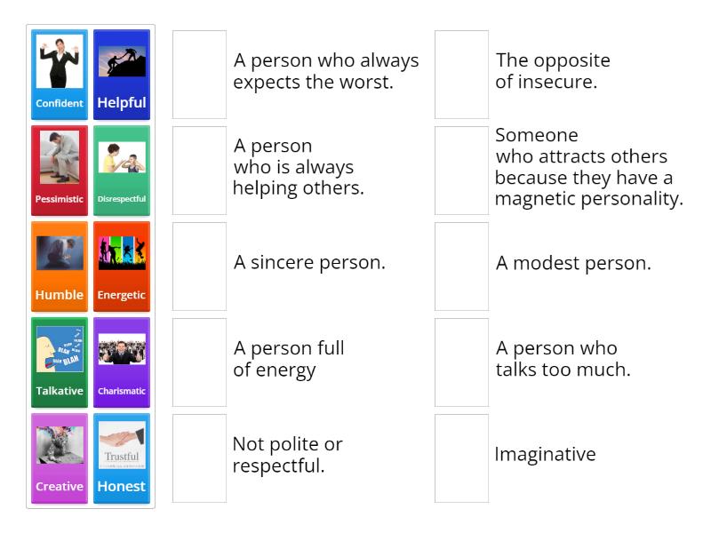 Personality Traits - Match up