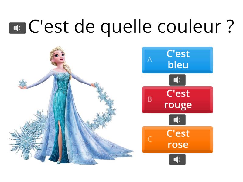 C'est de quelle couleur ? Defne - Quiz