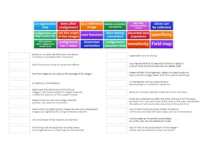 Realignment - Match up