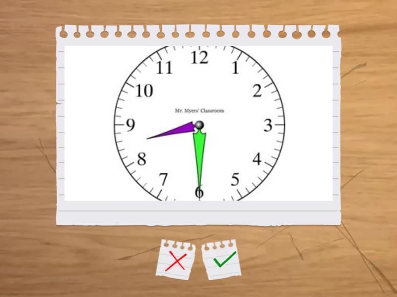 _ Telling Time - Flash cards