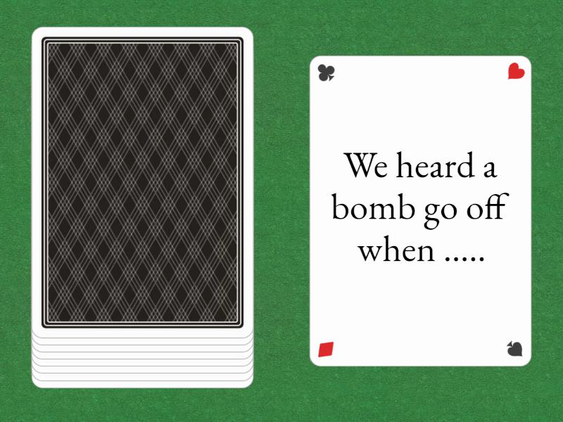 St7_U3_language in use - Finish the ideas - Random cards