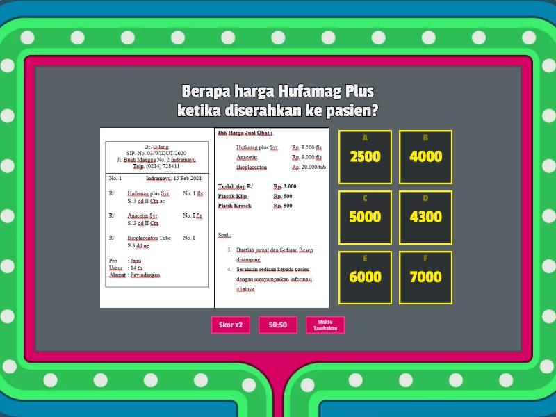 Ujian Praktik - Gameshow quiz