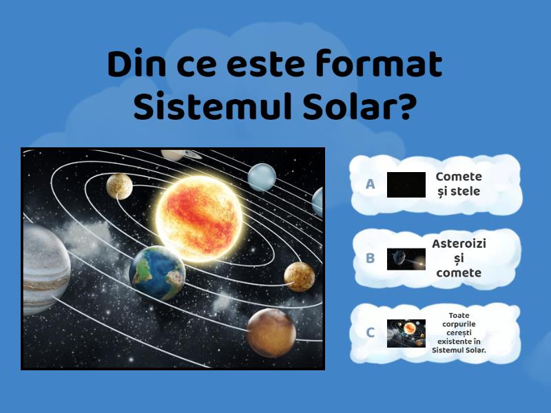 Sistemul Solar - Chestionar