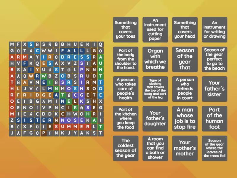 Club conversation - Wordsearch