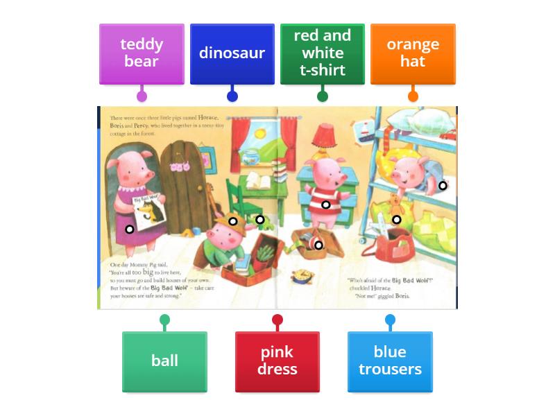 The Three Little Pigs - Labelling - Labelled diagram