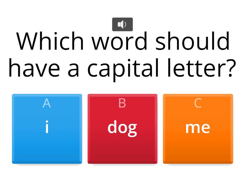 Capital Letters - Quiz