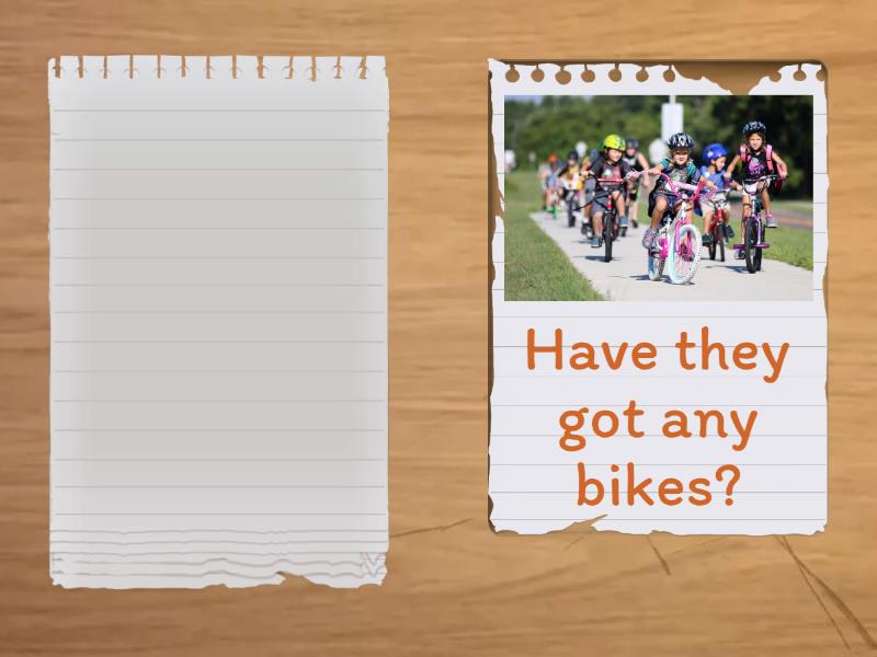 Have you got? Has she got? - Speaking cards