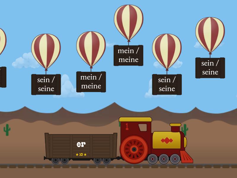 Possessivpronomen mein / meine, dein / deine, ihr / ihre, sein / seine ...