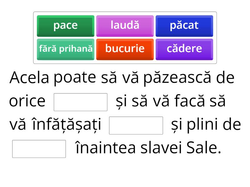 Iuda - Complete the sentence