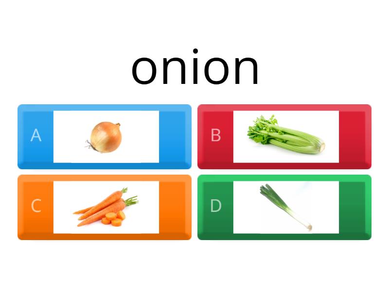 Vegetables - test - Quiz