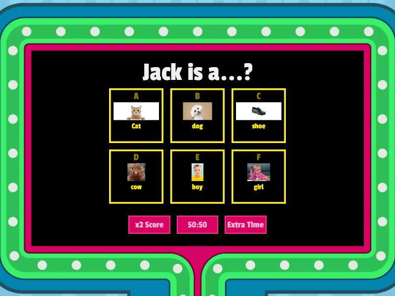 Jack and the Beanstalk Quiz 1 - Gameshow quiz