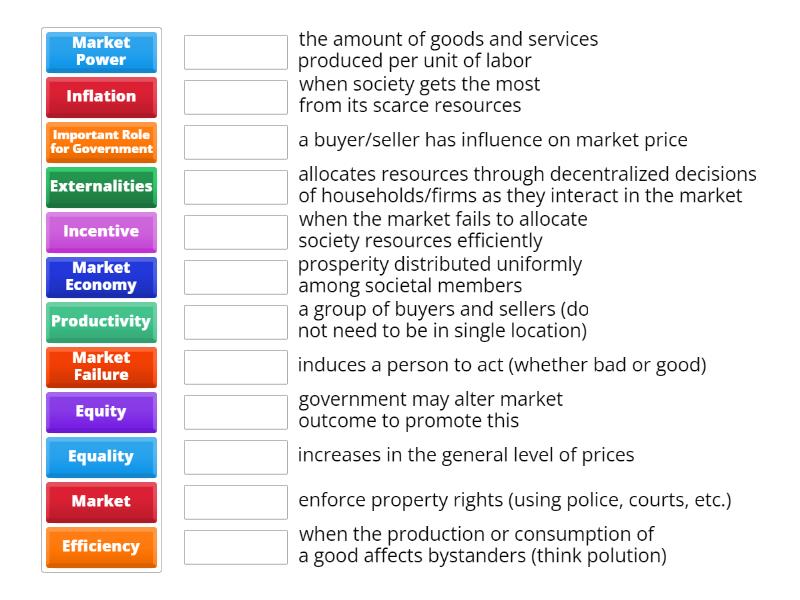 Social Studies - Match up